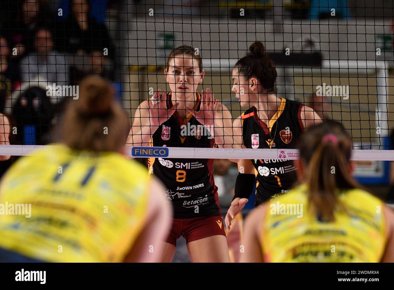 Rome, Italy. 21st Jan, 2024. Michela Rucli (Roma Volley Club) during ...