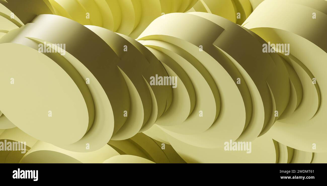 Close Up View Of Multiple Circular Objects Arranged Tightly Together 3d 7773