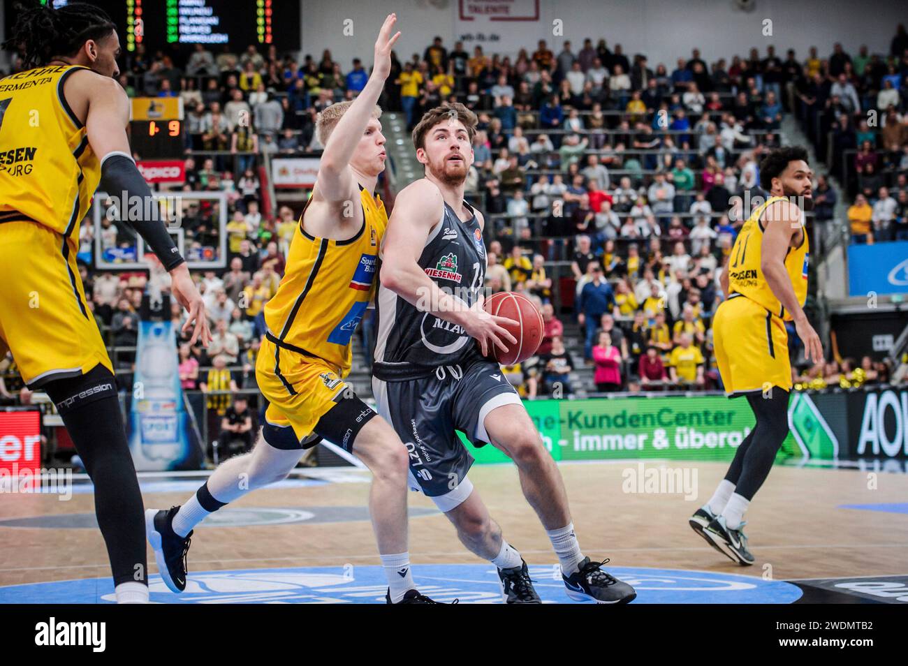 Ludwigsburg, Deutschland. 21st Jan, 2024. Ryan Schwieger (Rasta Vechta ...