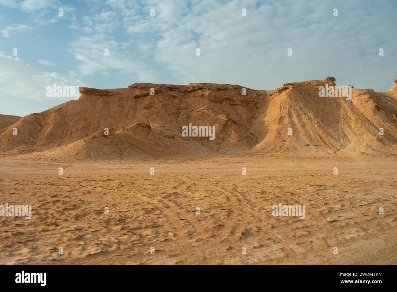 Beautiful landscape in Middle of Sahara Desert in Tunisia, North Africa ...