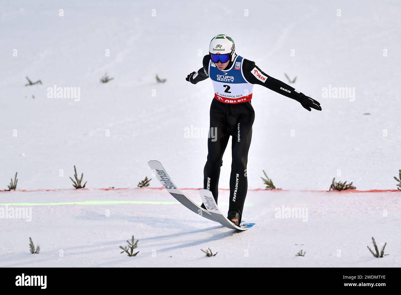 Zakopane, Poland. 21st Jan, 2024. Klemens Muranka during the FIS Ski ...