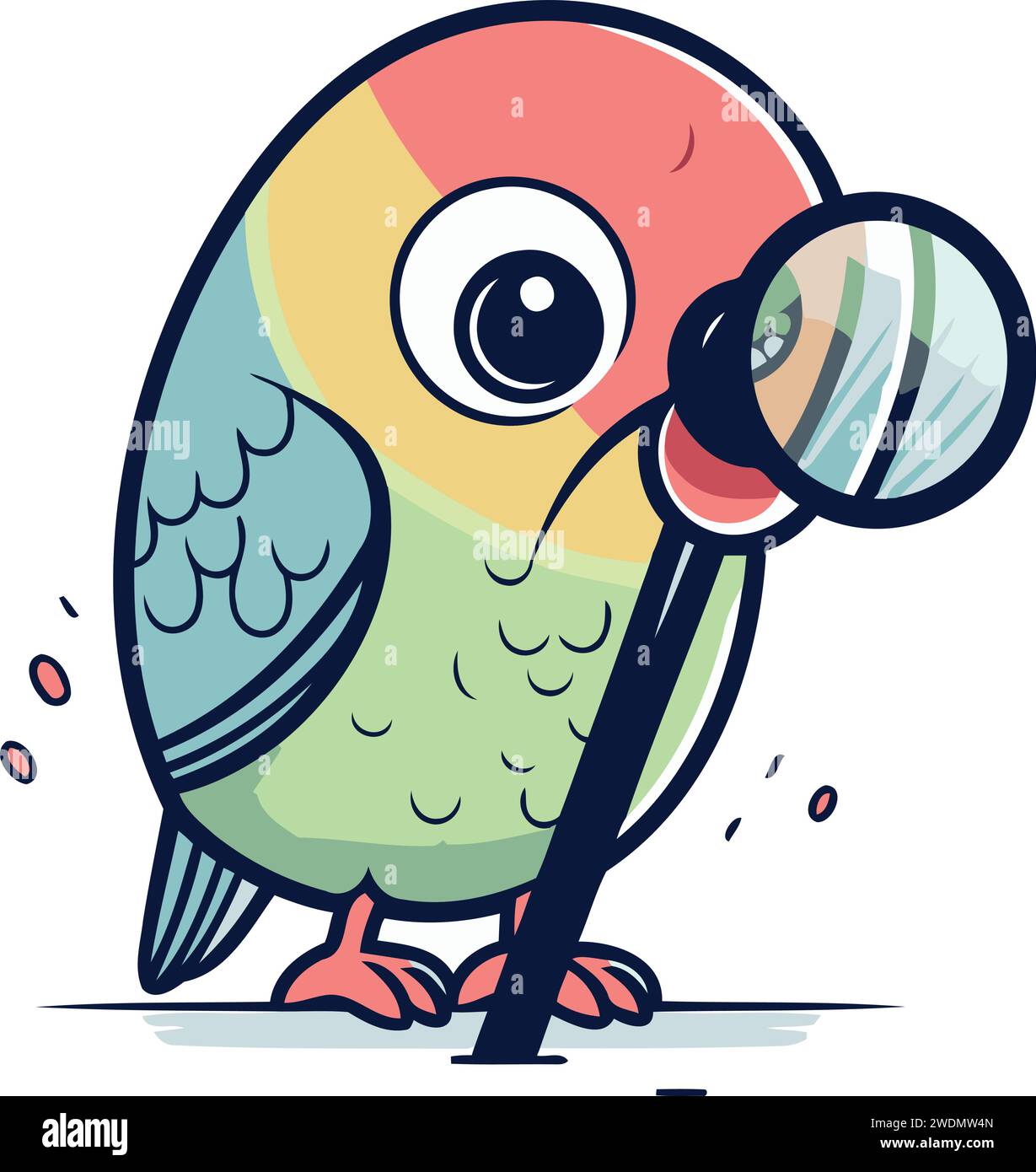 Magnifying glass drawing clipart hi-res stock photography and images ...