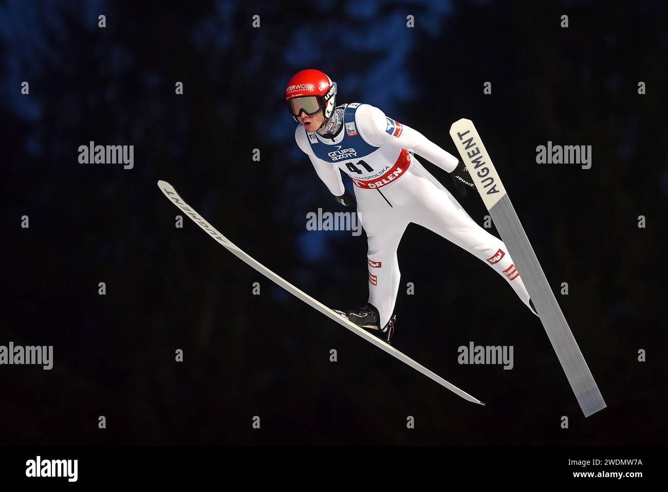 Zakopane, Poland. 21st Jan, 2024. Manuel Fettner during the FIS Ski ...
