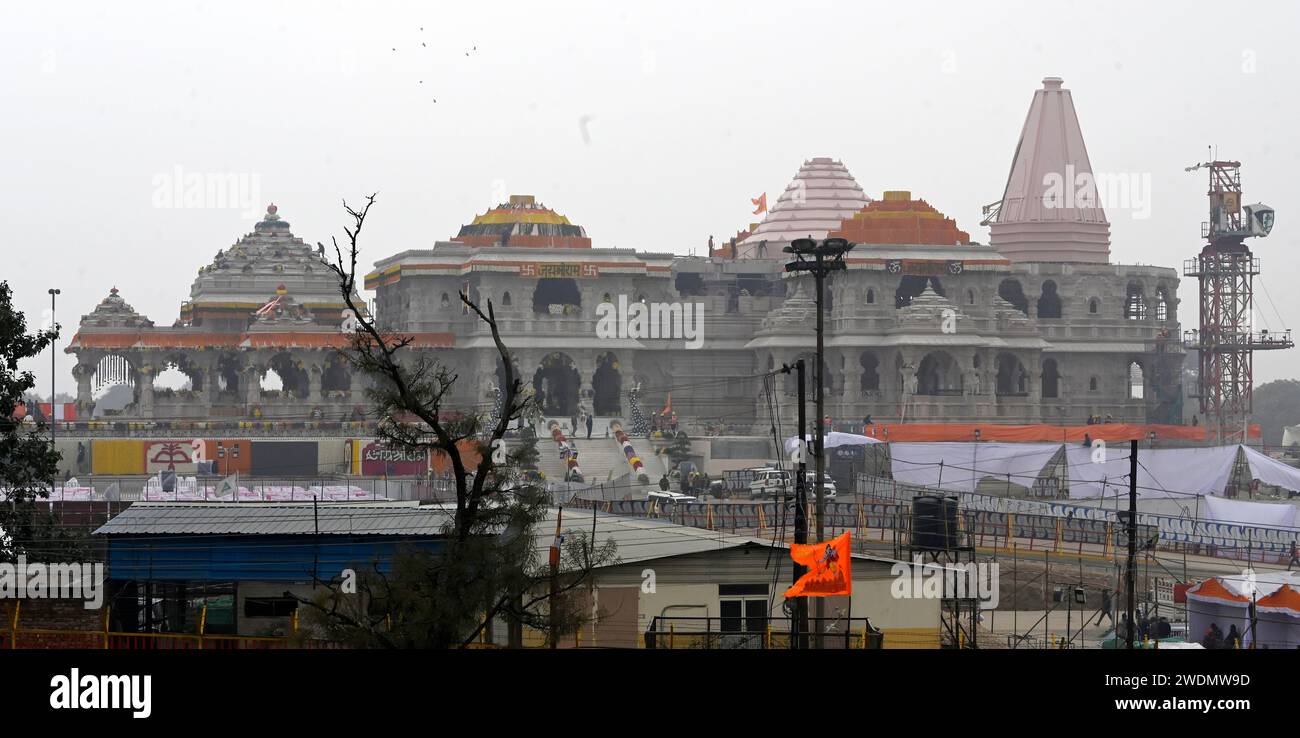 Ayodhya, India. 21st Jan, 2024. AYODHYA, INDIA - JANUARY 21: Ram ...