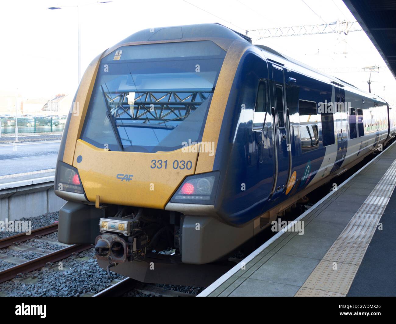 09.01.2024 Blackpool, Lancashire, UK. Blackpool North railway station ...