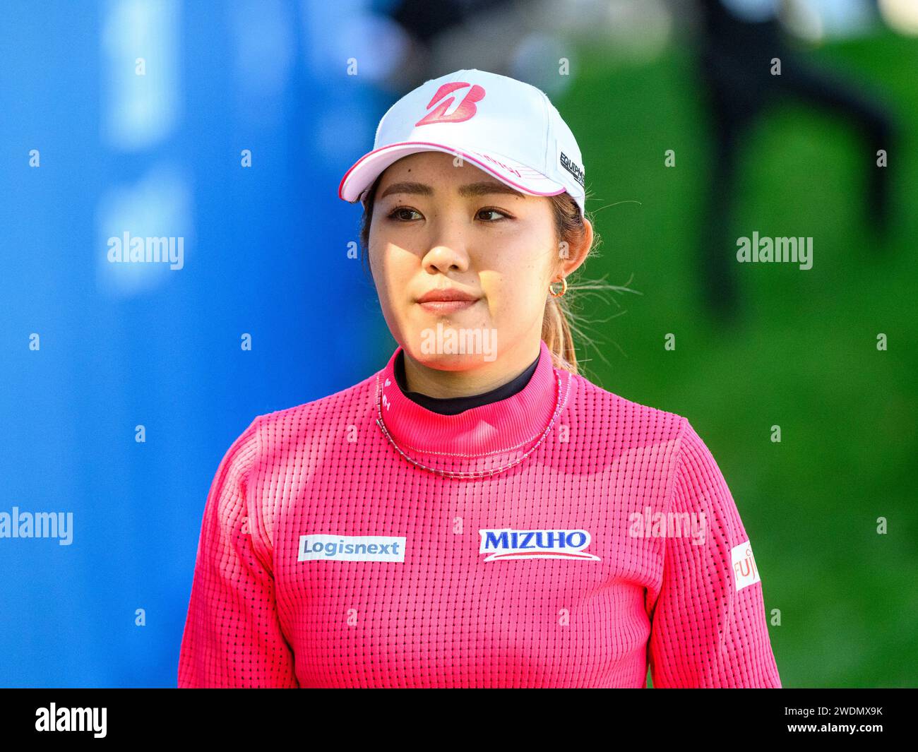 Orlando, FL, USA. 21st Jan, 2024. Ayaka Furue of Japan walks of the ninth green during final ...