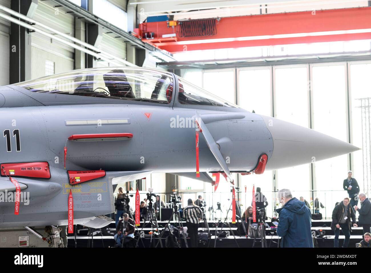 Eurofighter Typhoon Fluegel, Cockpit, Schwenkfluegel, Tragflaeche ...