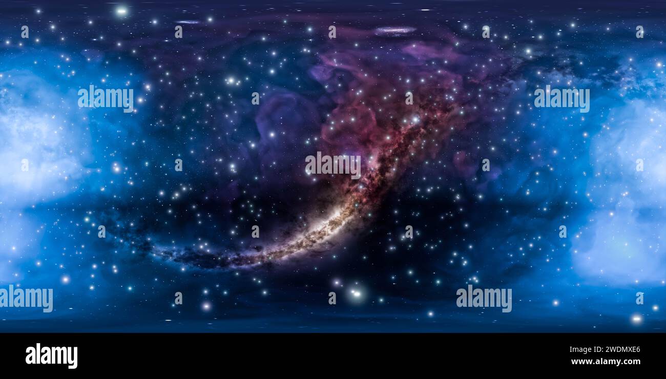 Blue and Purple Space Filled With Stars, A Stunning Celestial Display ...