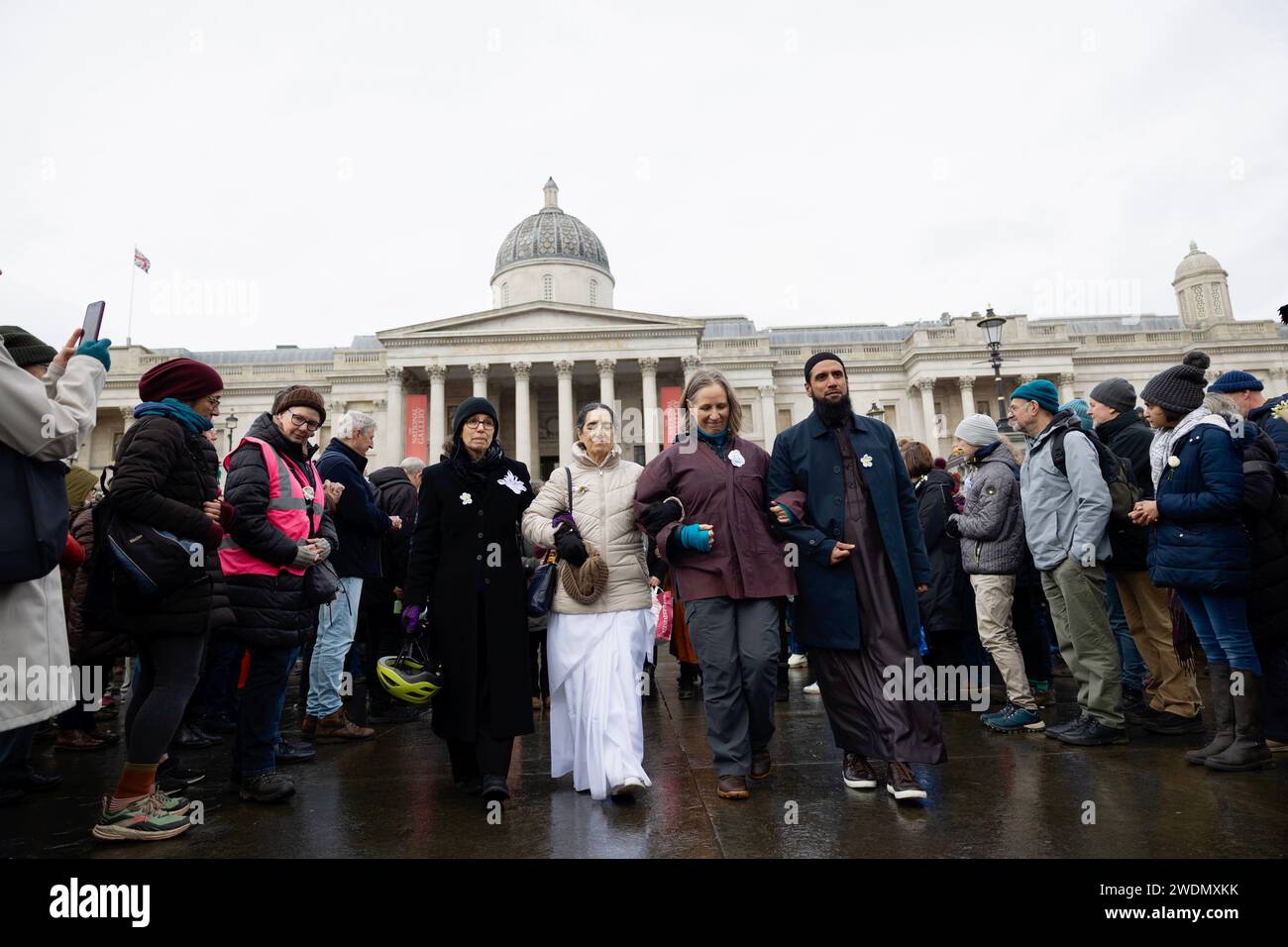London, UK. 21st Jan, 2024. The leaders from various religious group ...