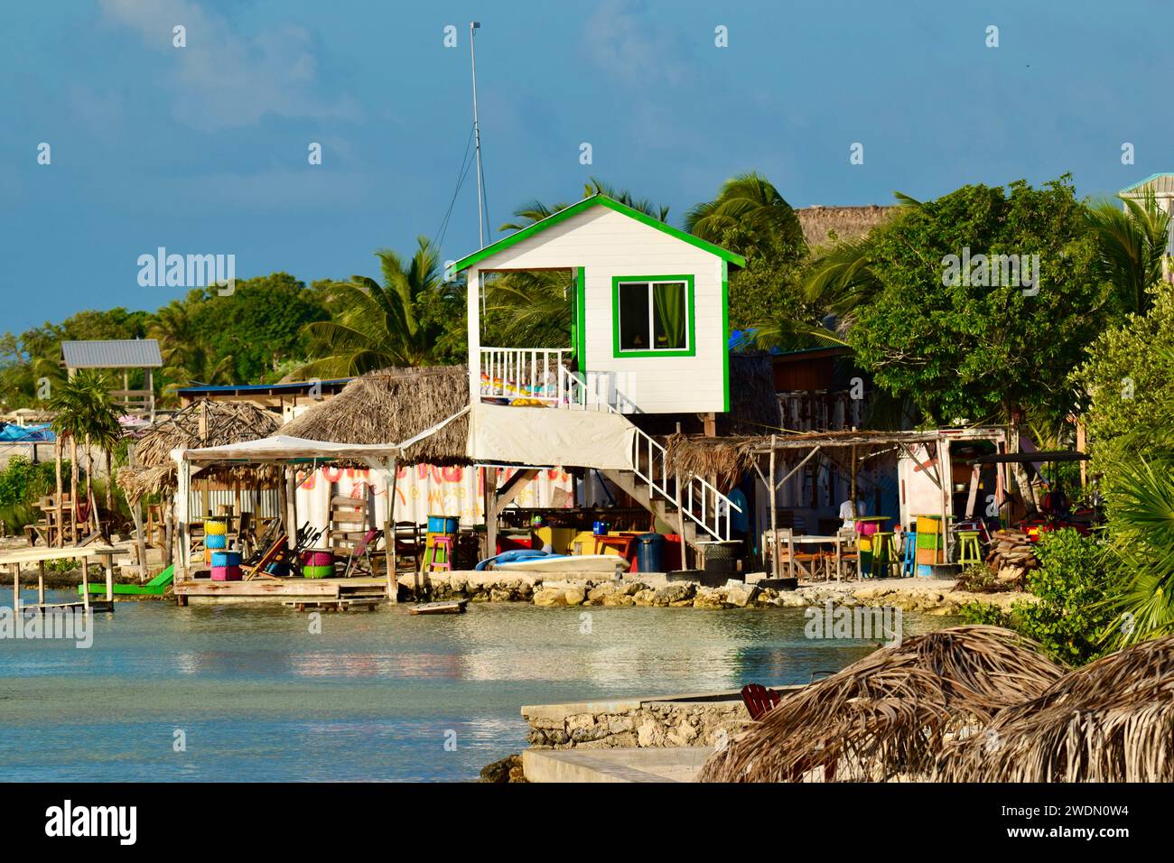 The infamous Secret Beach, a hot spot for tourists, in San Pedro ...