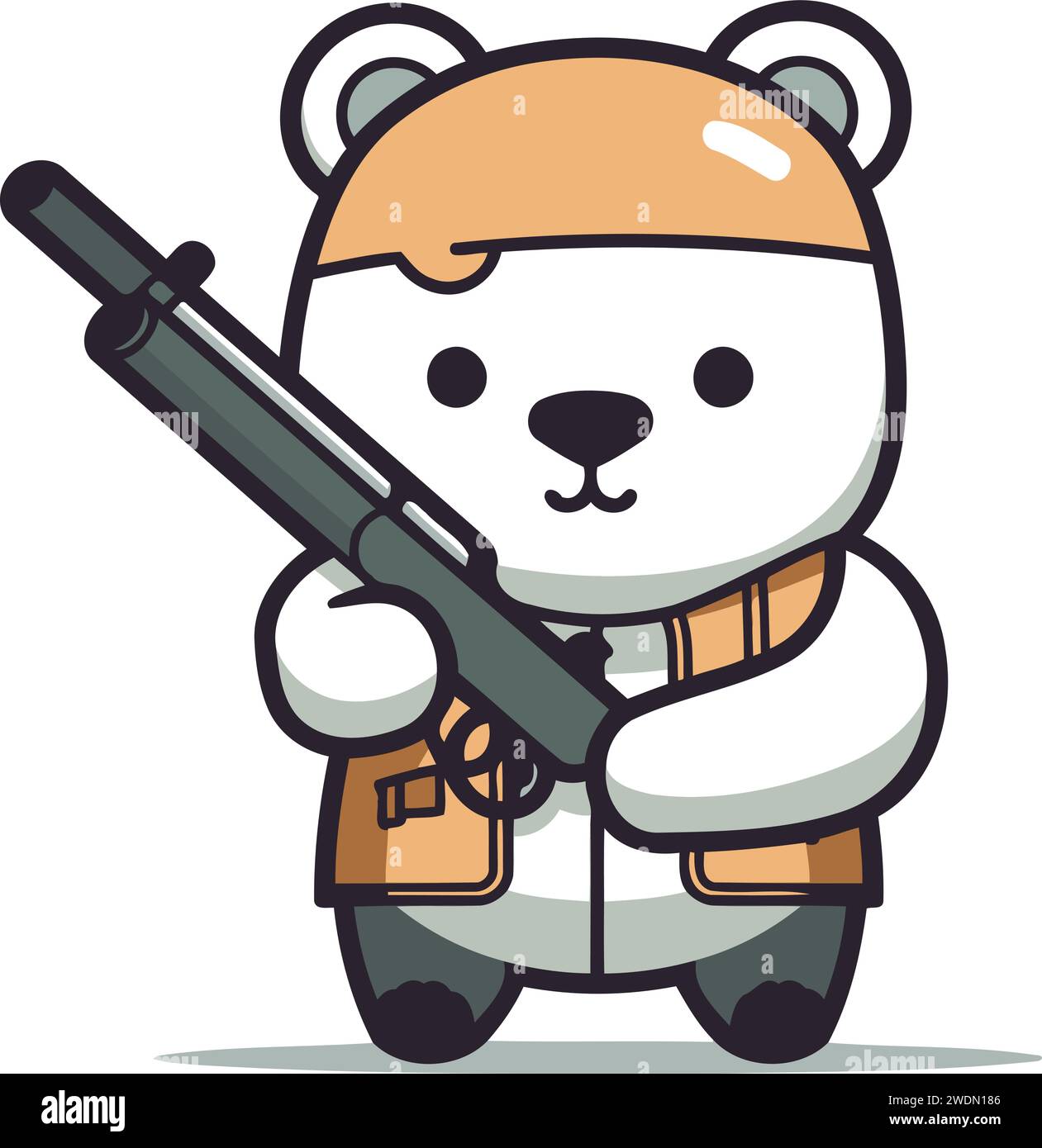 Rifle cartoon Stock Vector Images - Alamy