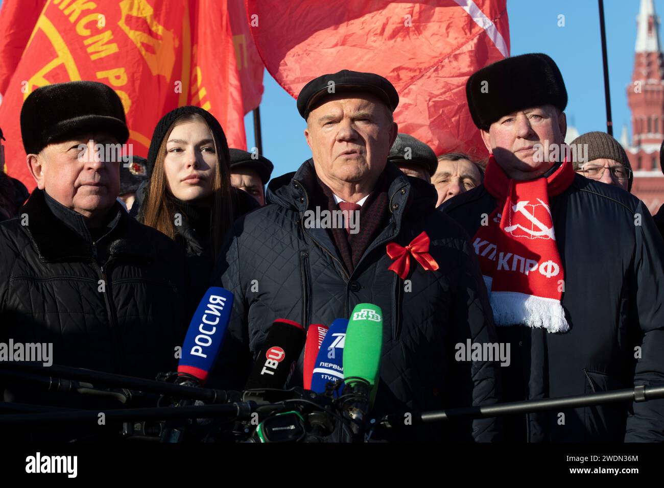 Moscow, Russia. 21st of January, 2024. State Duma member Nikolai ...