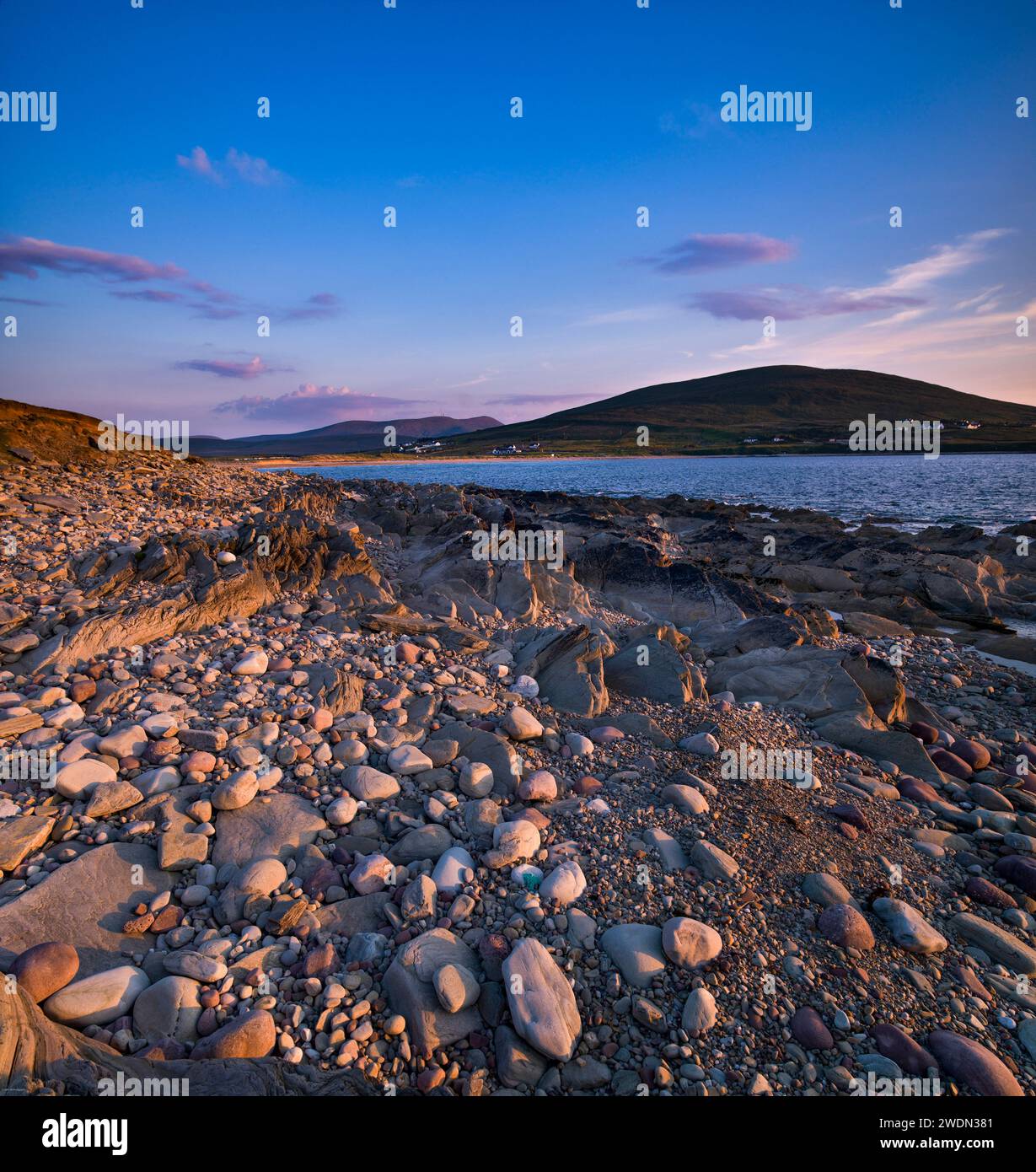 The beach at Doogort, Achill Island, County Mayo, Ireland Stock Photo ...