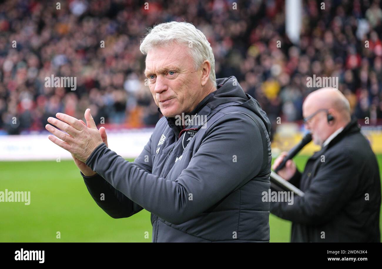 Bramall Lane, Sheffield, UK. 21st Jan, 2024. Premier League Football ...