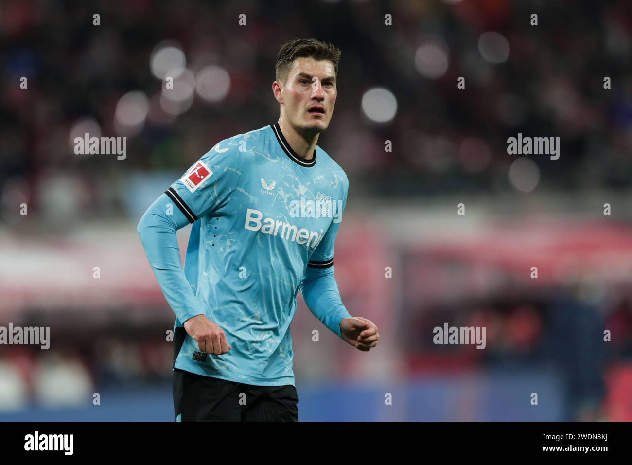 Leipzig, Germany. 20th Jan, 2024. Patrick Schick of Bayer Leverkusen ...