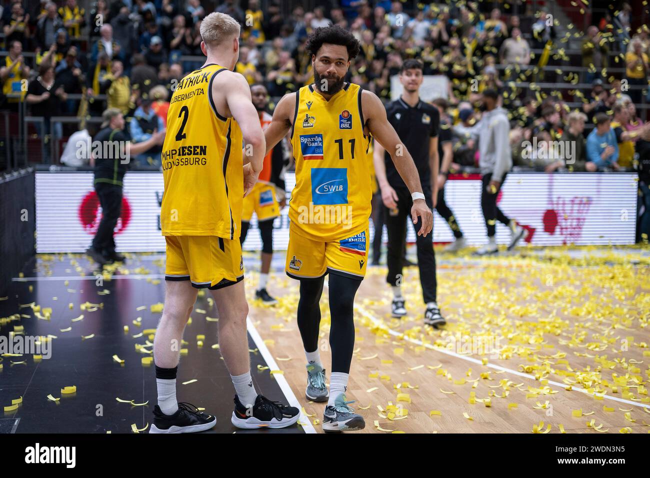 Ludwigsburg, Deutschland. 21st Jan, 2024. Jacob Patrick (MHP Riesen ...