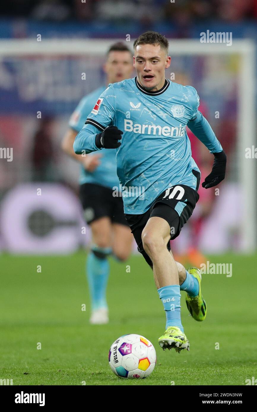 Leipzig, Germany. 20th Jan, 2024. Florian Richard Wirtz of Bayer ...