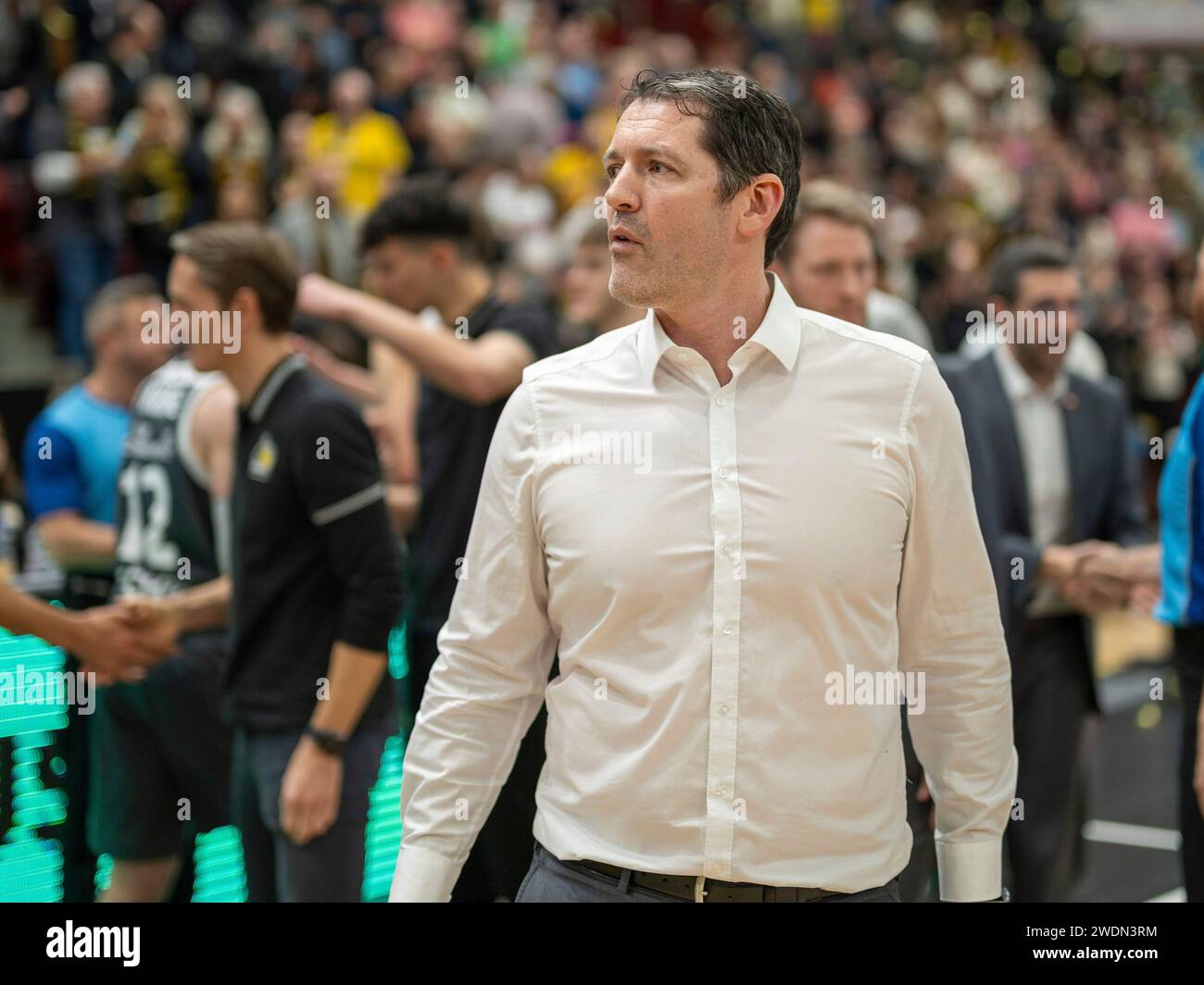 Ludwigsburg, Deutschland. 21st Jan, 2024. Ty Harrelson (Rasta Vechta ...