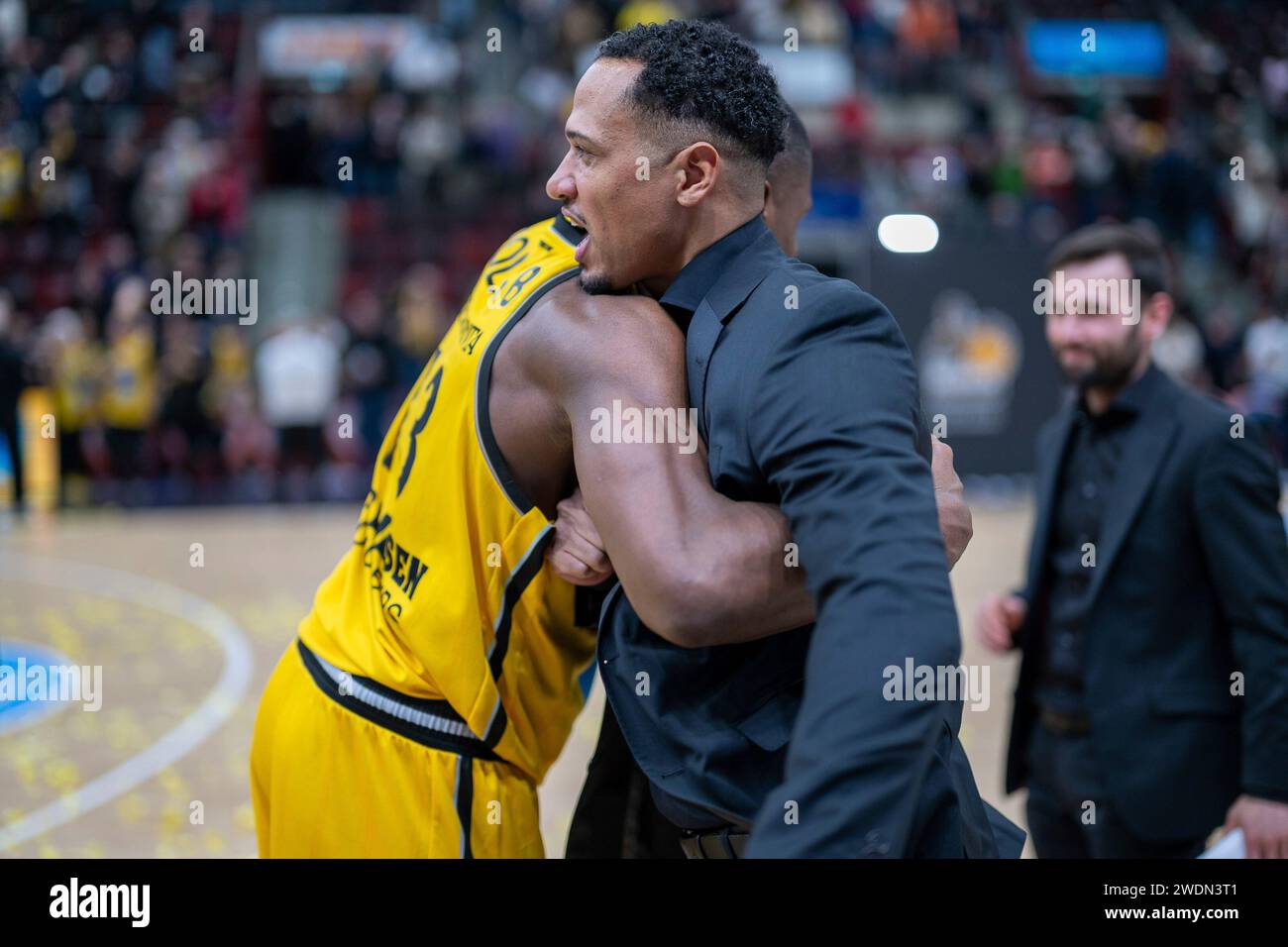 Ludwigsburg, Deutschland. 21st Jan, 2024. Yorman Polas Bartolo (MHP ...