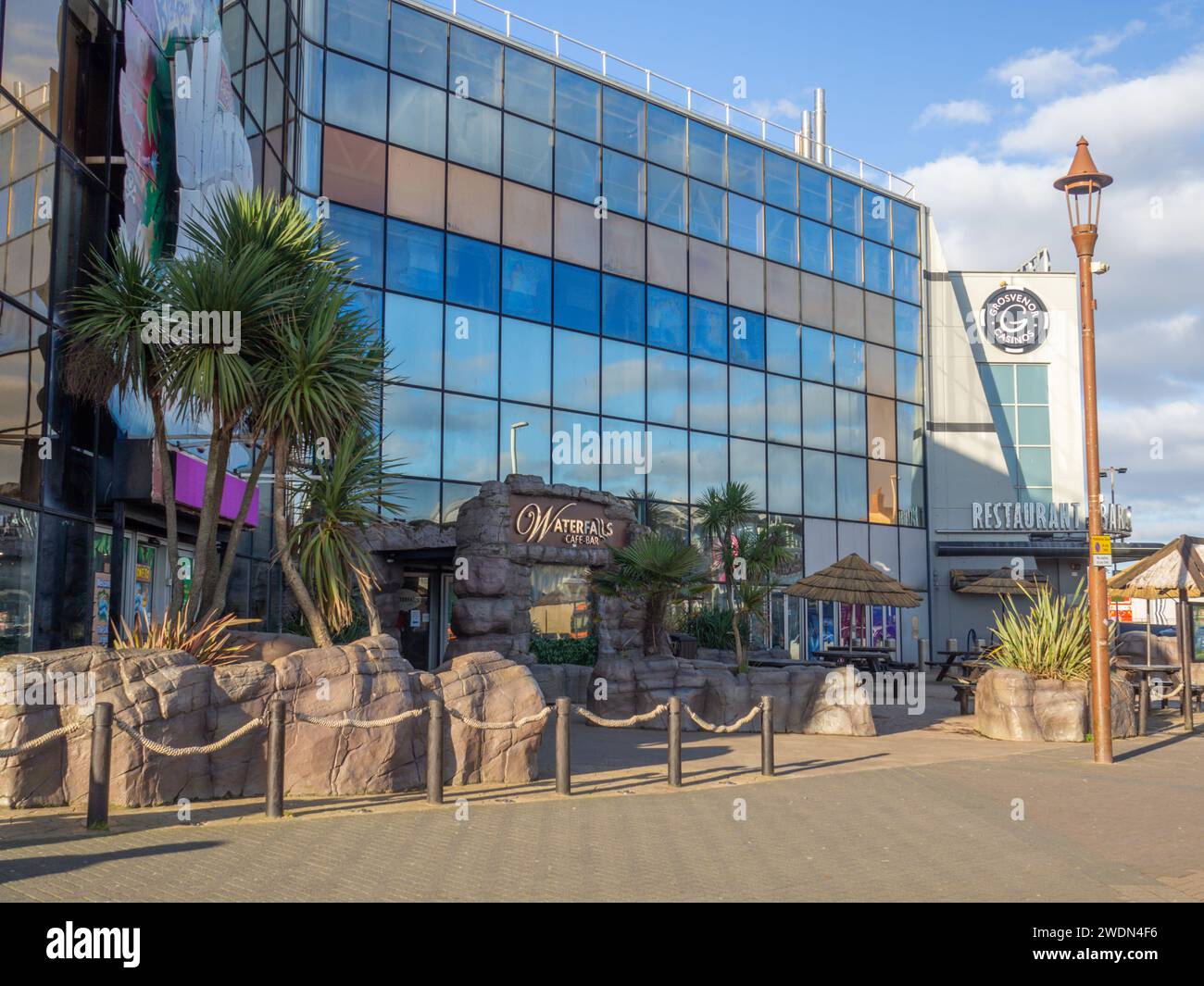09.01.2024 Blackpool, Lancashire, UK. Sandcastle Waterpark is an indoor ...