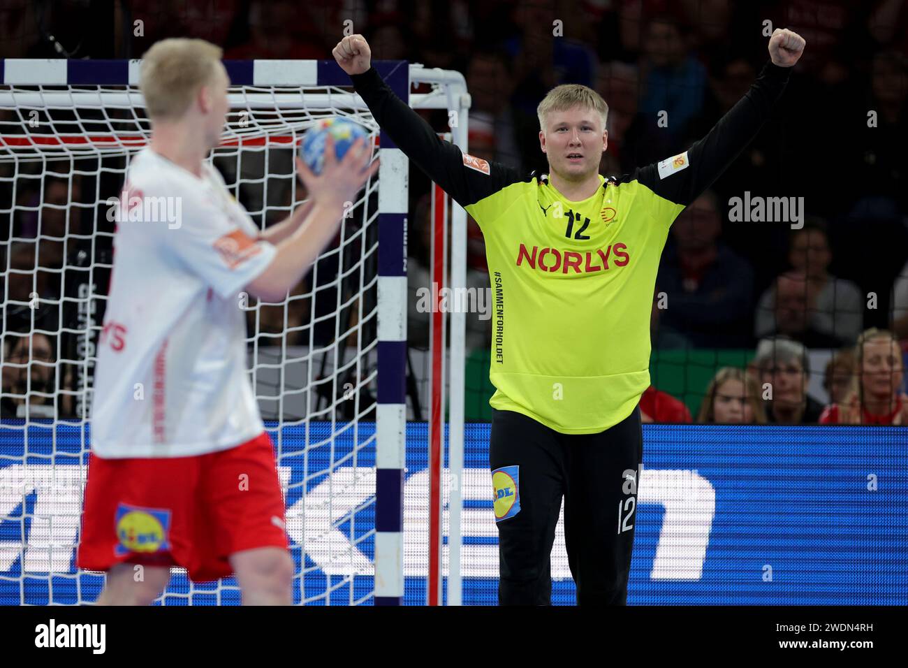 Hamburg, Germany. 21st Jan, 2024. Handball: European Championship ...