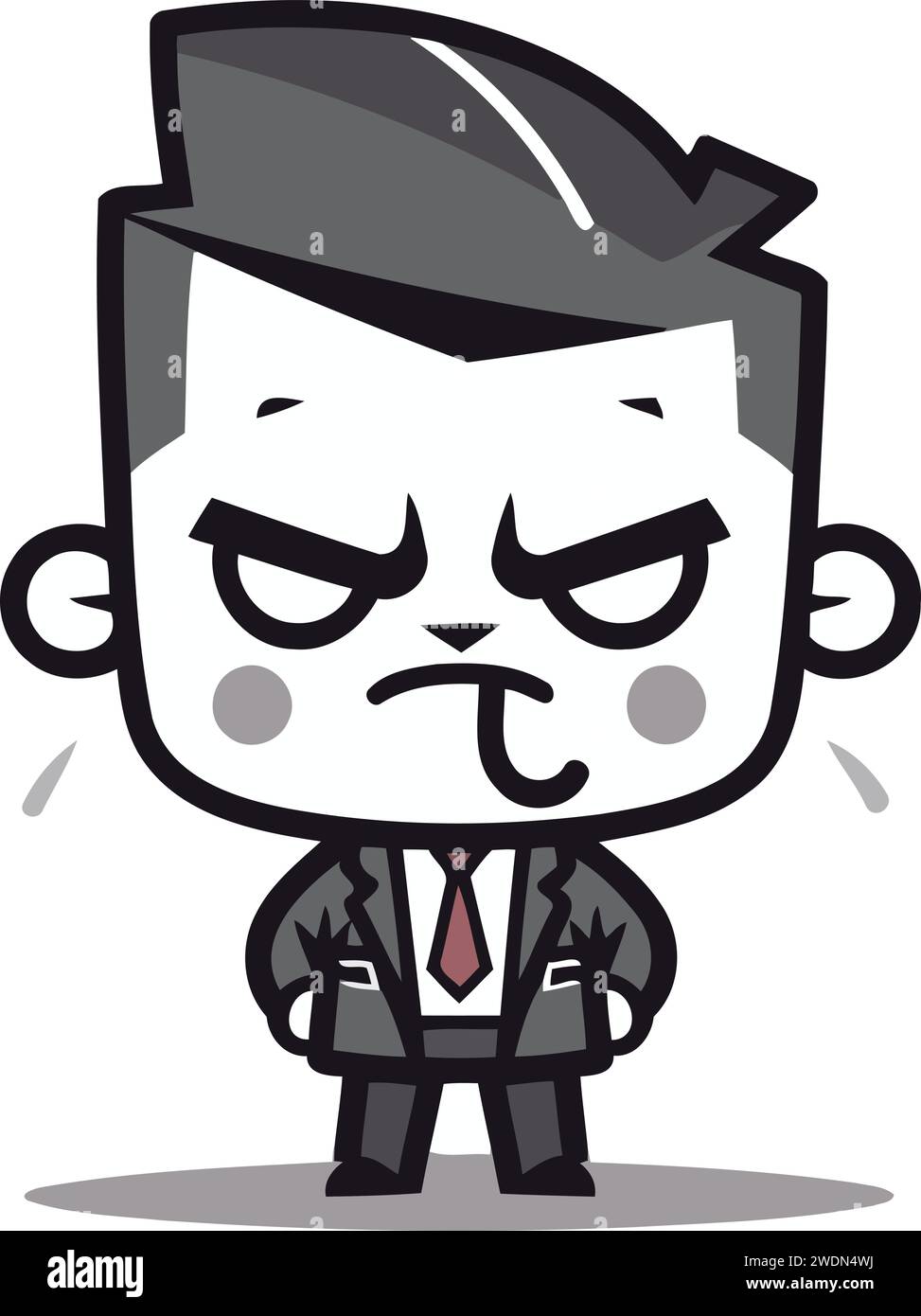 Employee trouble boss Stock Vector Images - Alamy