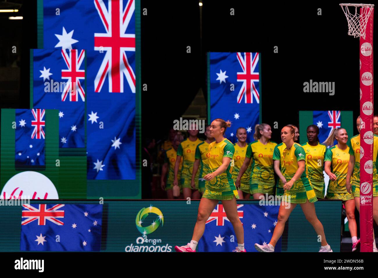 London, UK. 21st Jan, 2024. Australia team arrives at the Vitality ...