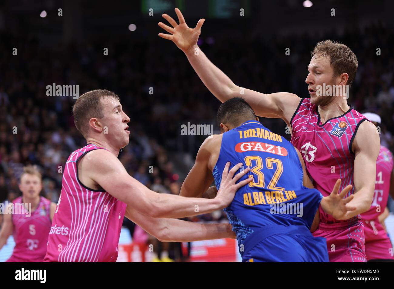 Bonn, Deutschland. 21st Jan, 2024. Thomas Kennedy (Bonn), Johannes ...