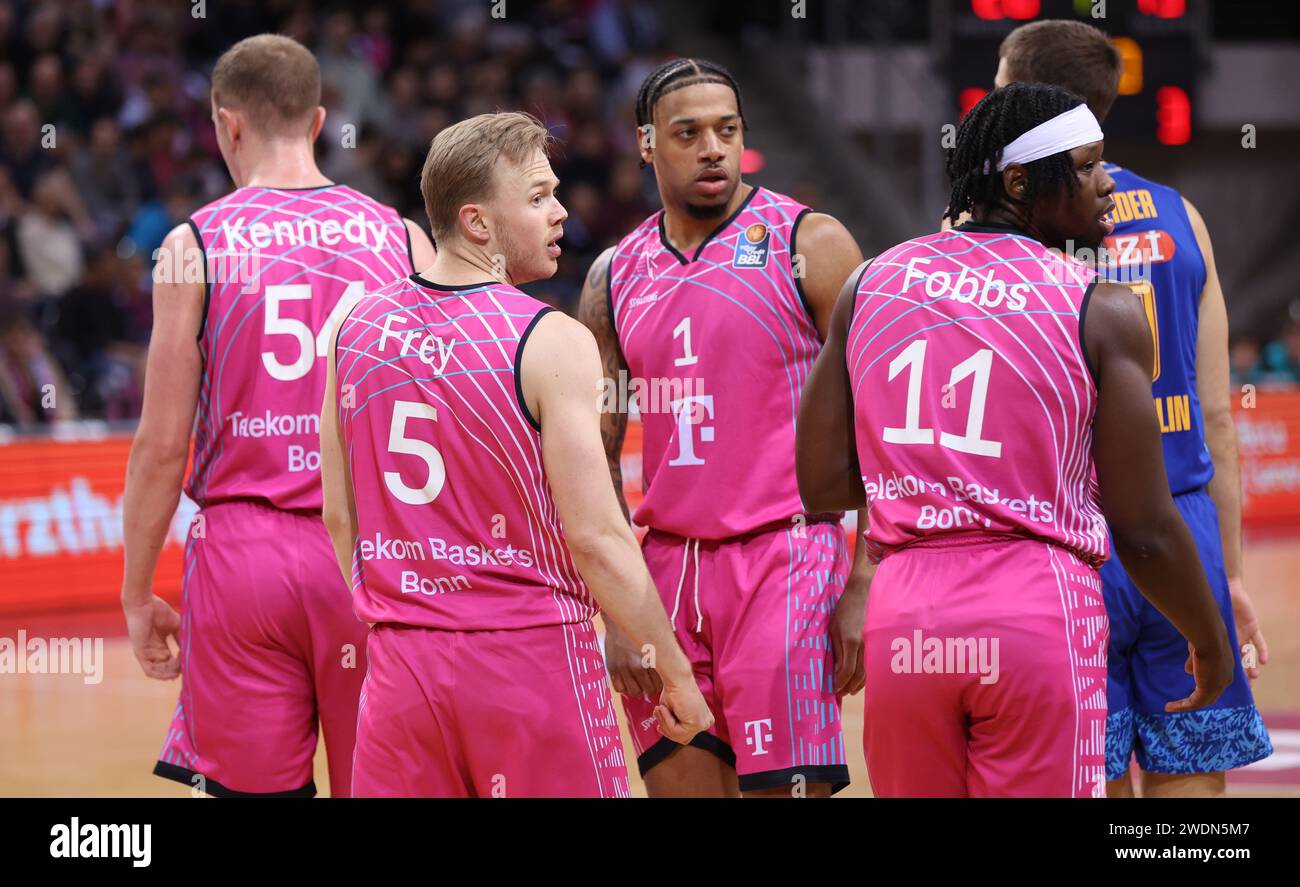 Bonn, Deutschland. 21st Jan, 2024. Thomas Kennedy (Bonn), Harald Frey ...
