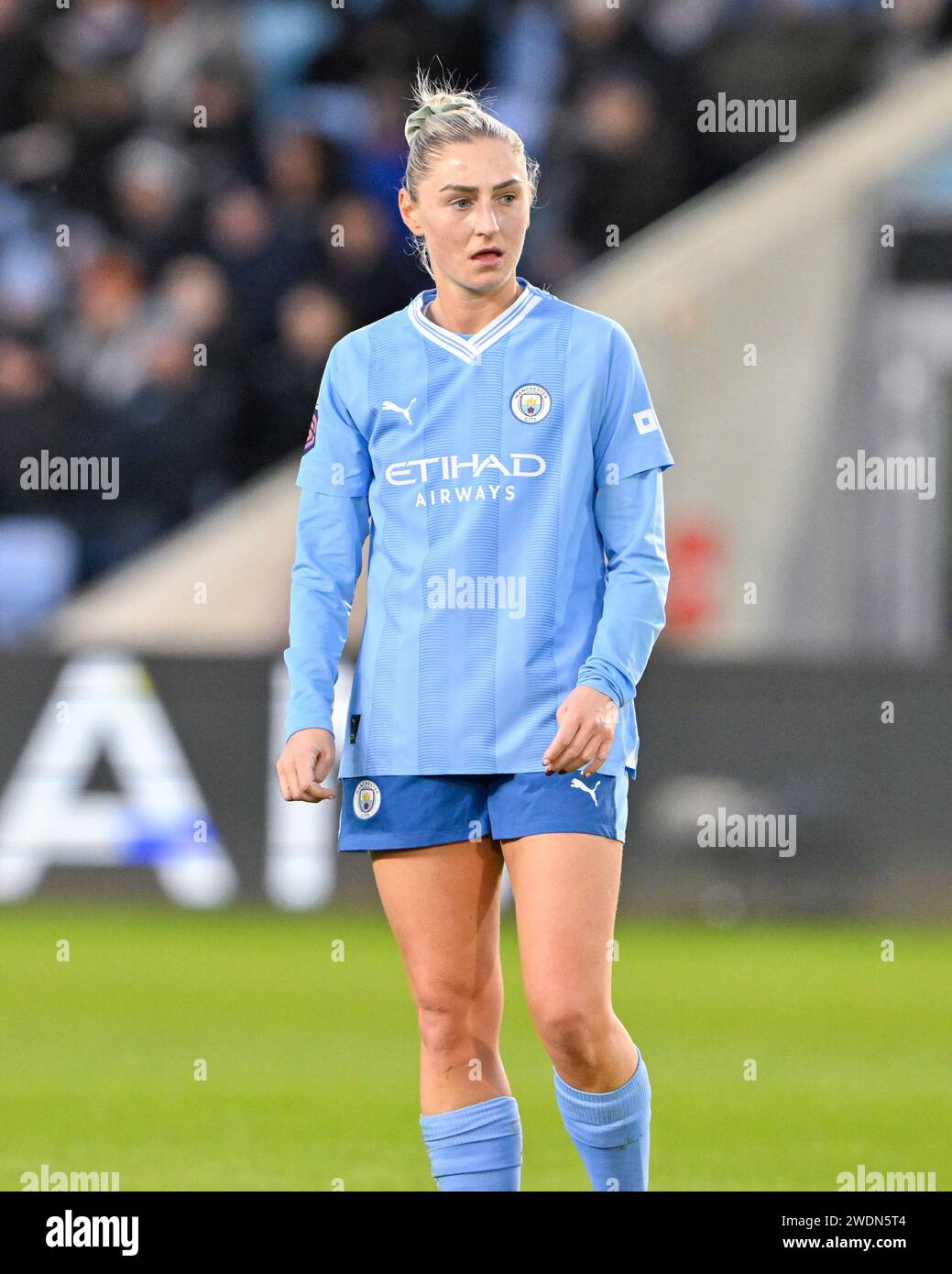 Laura Coombs of Manchester City Women, during the The FA Women's Super ...