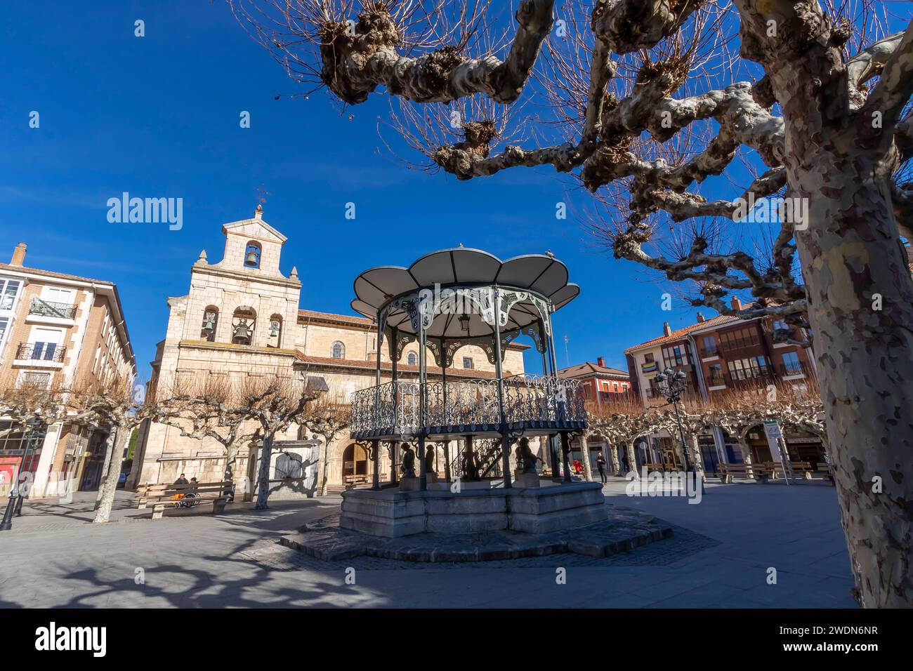 Briviesca Village in Burgos province, Spain Stock Photo - Alamy