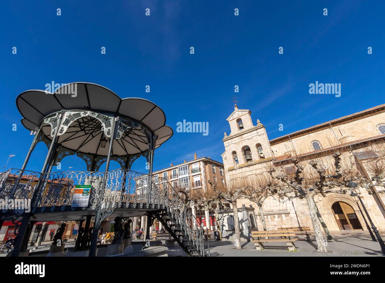 Briviesca Village in Burgos province, Spain Stock Photo - Alamy