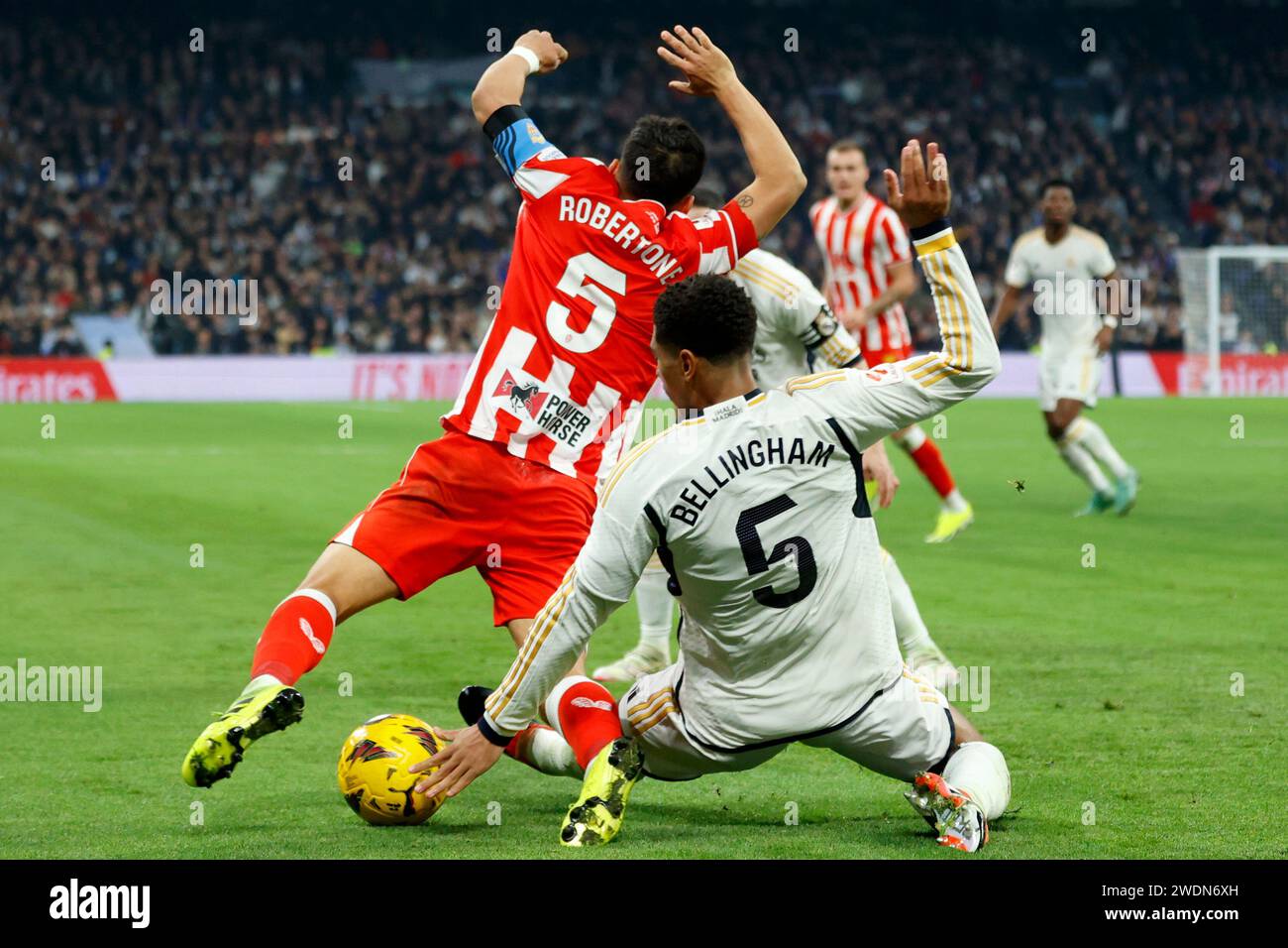 Madrid, Spain. 21st Jan, 2024. Jude Bellingham of Real Madrid CF and ...