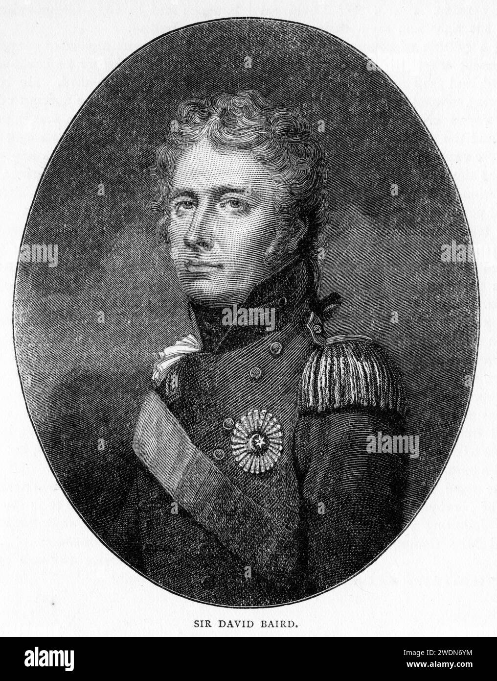 Portrait of General Sir David Baird, 1st Baronet, of Newbyth, GCB (1757 – 1829) British Army ...