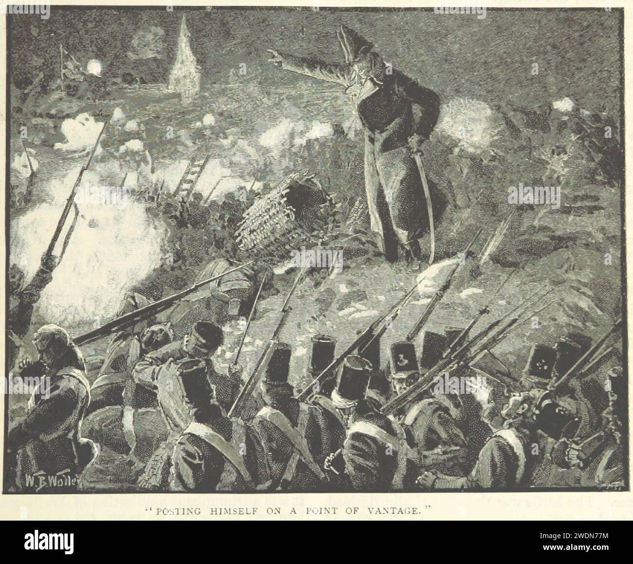 Major-General Robert Craufurd at the Siege of Ciudad Rodrigo, where he ...