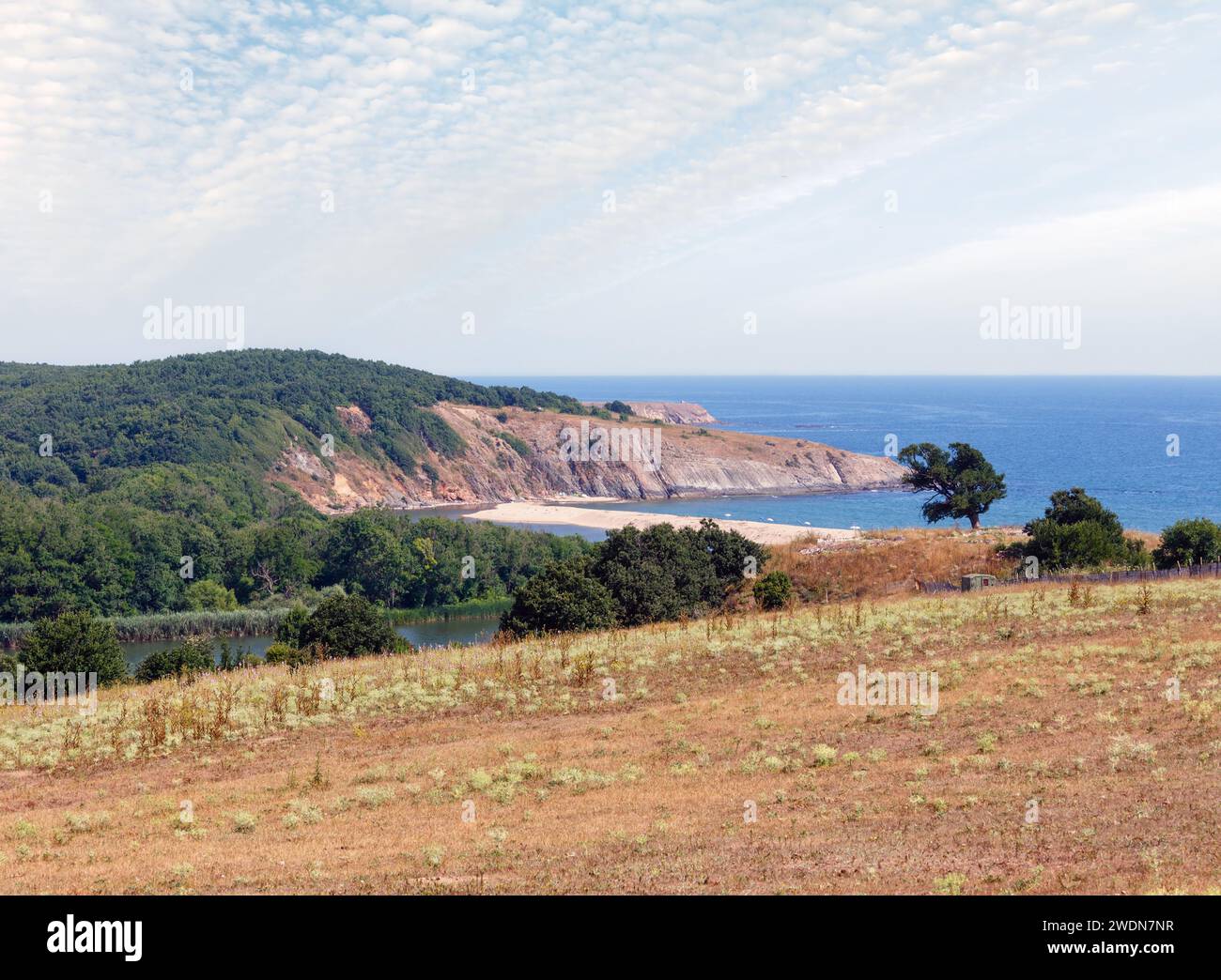 Sundy summer beach in Sinemorets village (Bulgaria Stock Photo - Alamy