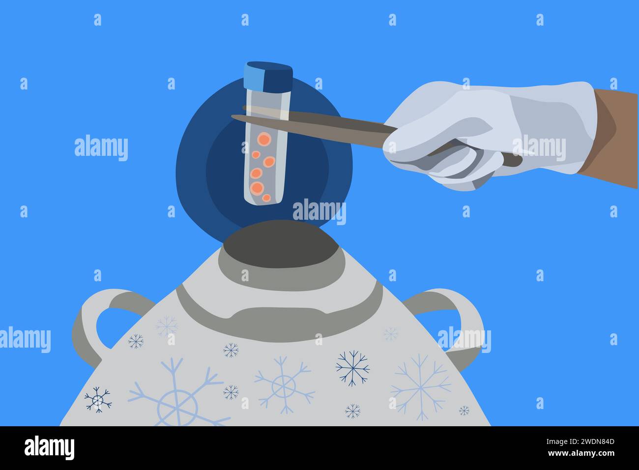 Cryo storage embryology Stock Vector Images - Alamy