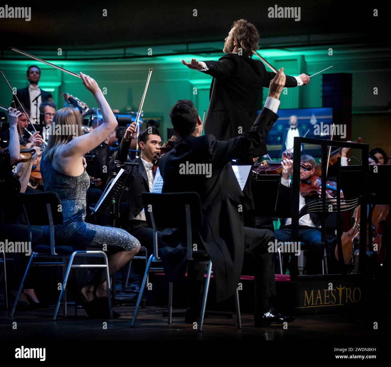 HAARLEM - Chris Zegers during the final of the Maestro program. In the ...