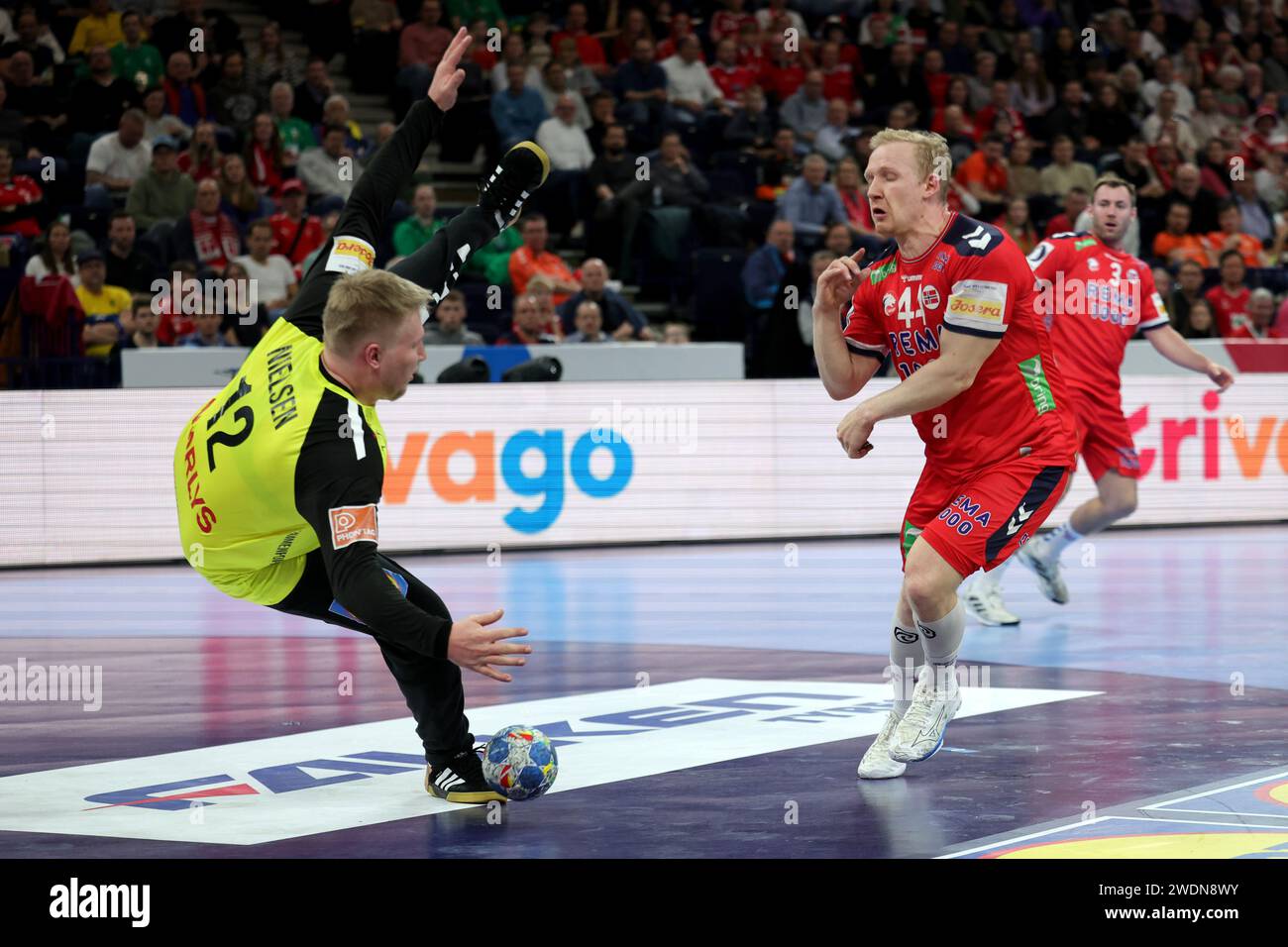 Hamburg, Germany. 21st Jan, 2024. Handball: European Championship ...