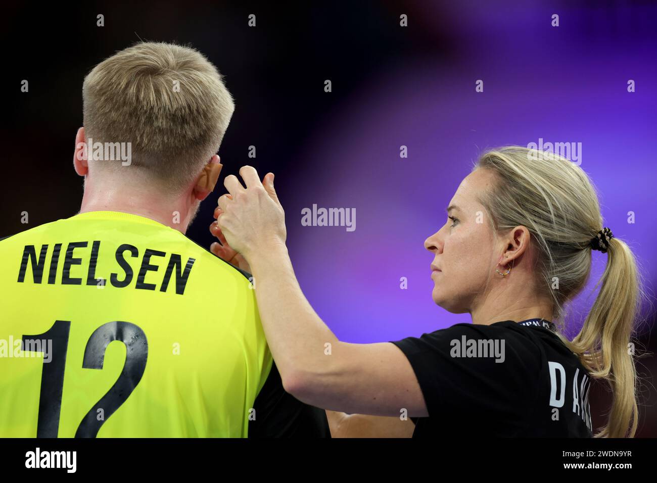 Hamburg, Germany. 21st Jan, 2024. Handball: European Championship ...
