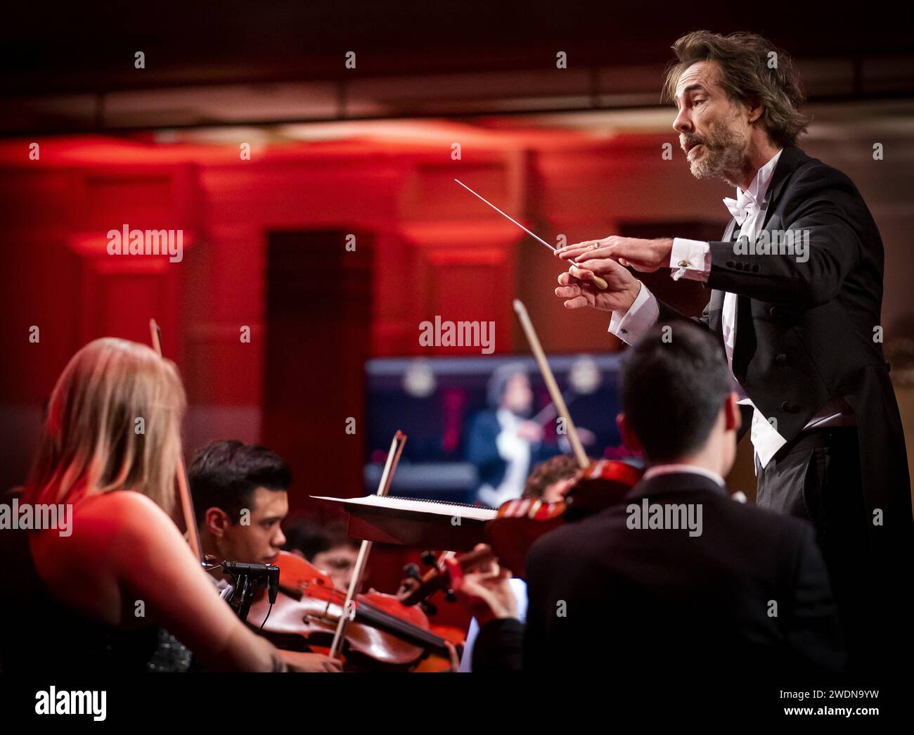 HAARLEM - Chris Zegers during the final of the Maestro program. In the ...