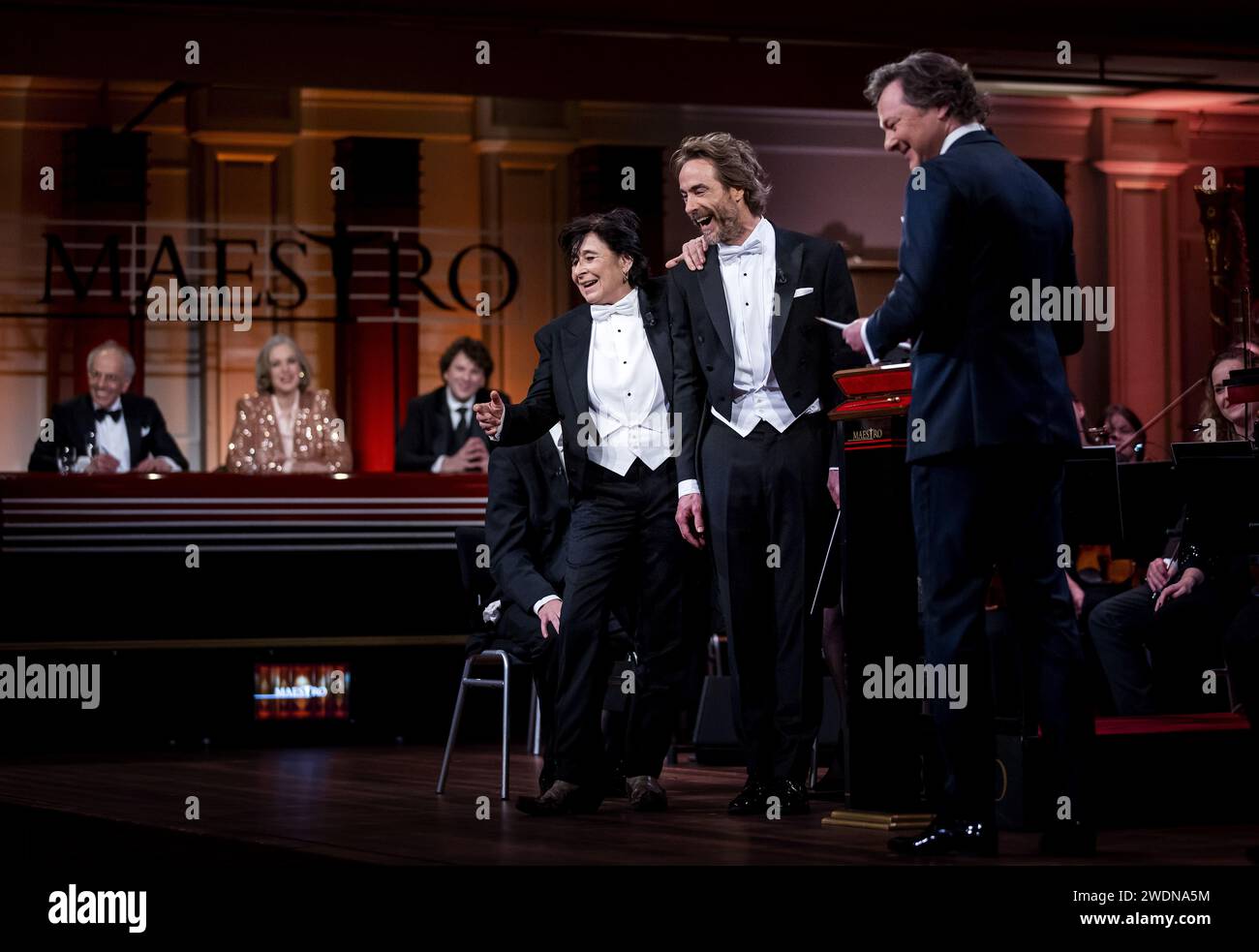 HAARLEM - Frederique Spigt, Chris Zeegers and presenter Frits Sissing ...