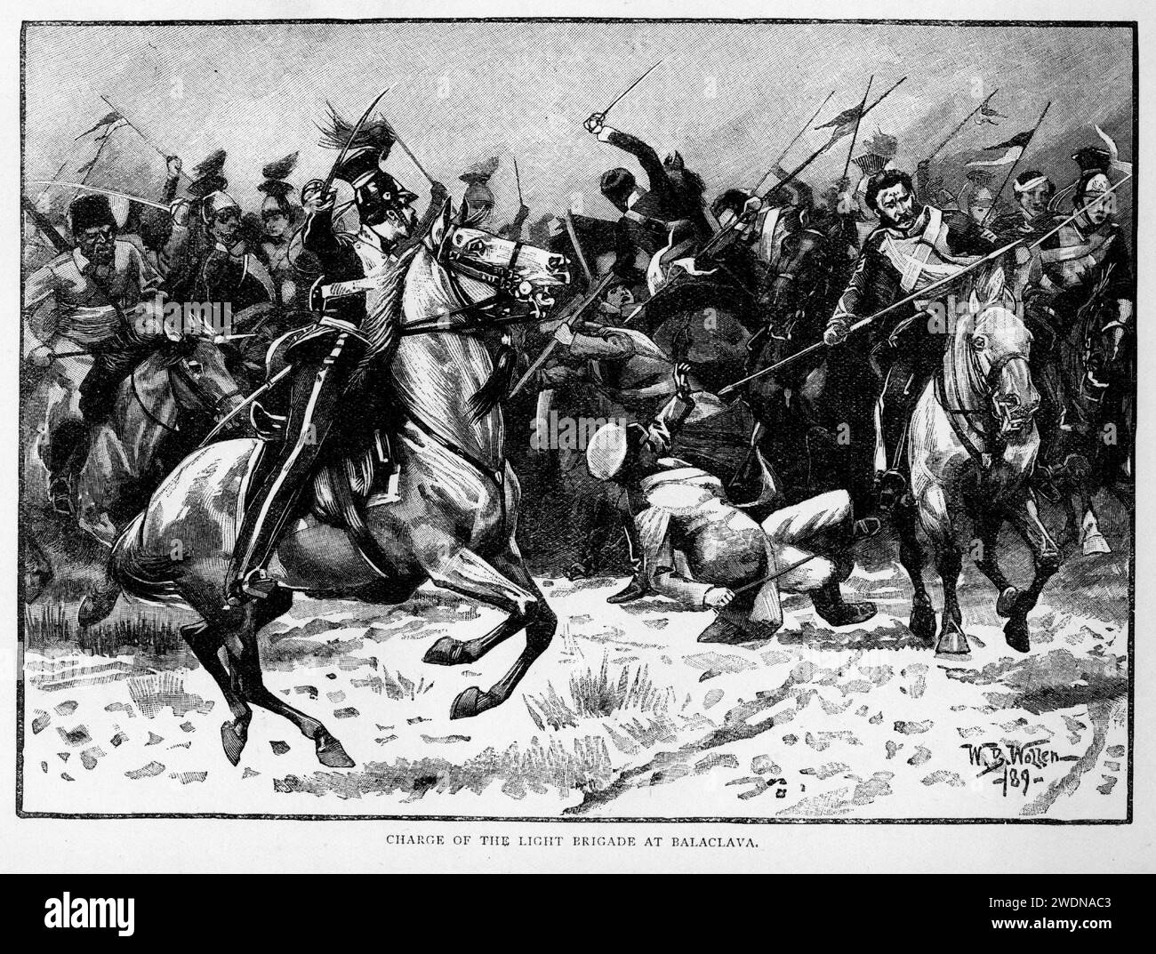 Light brigade at balaclava Black and White Stock Photos & Images - Alamy