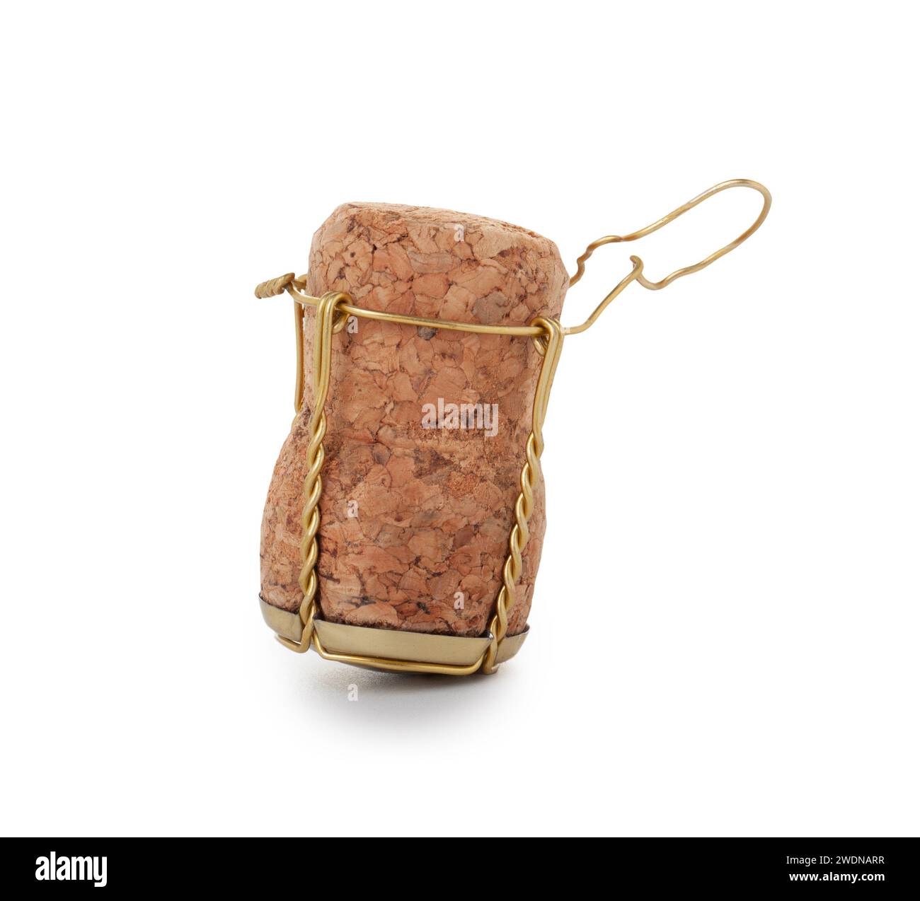 Champagne cork isolated on a white background Stock Photo - Alamy