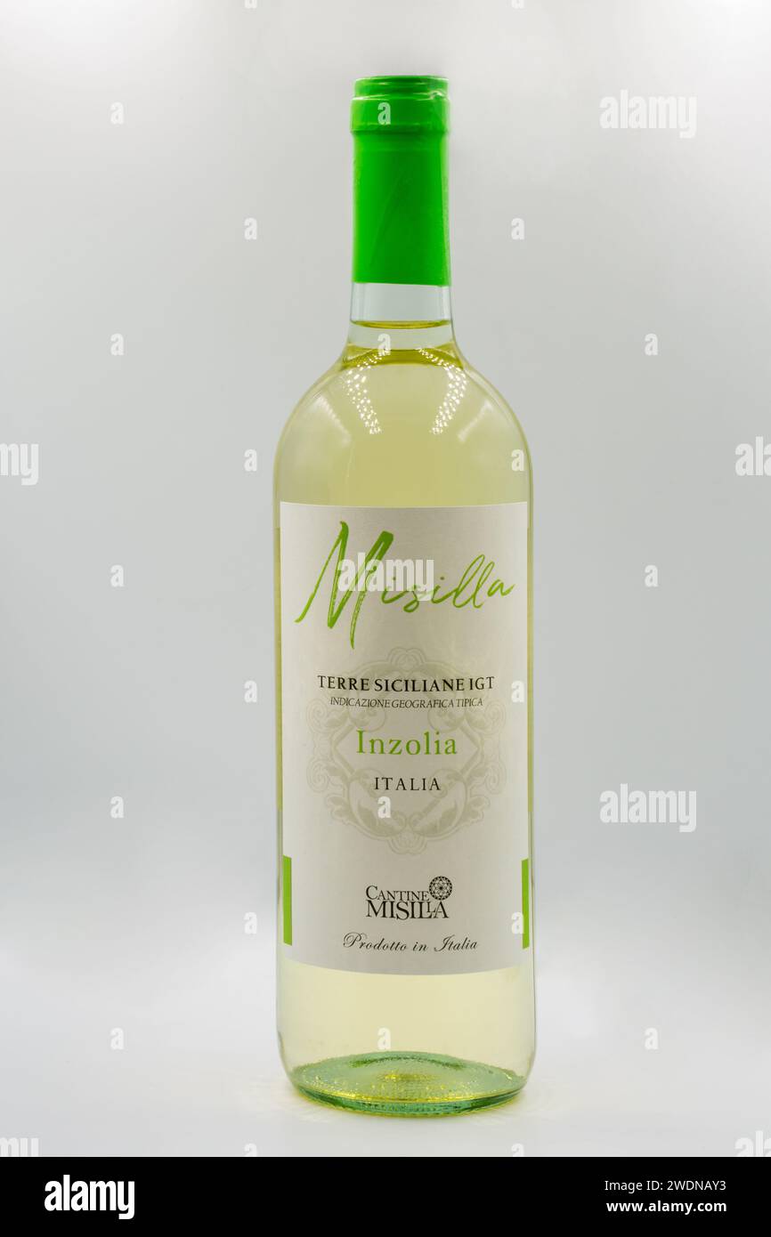 Kyiv, Ukraine - July 10, 2022: Studio shoot of Misilla Inzolia Sicilia ...