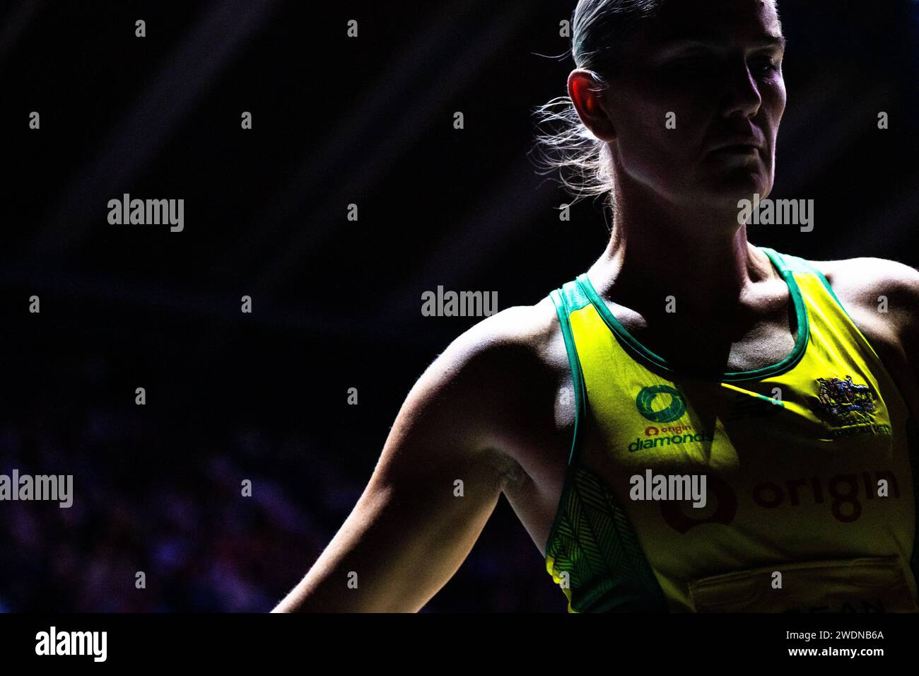 London, UK. 21st Jan, 2024. Courtney Bruce (GK, GD Australia) in action ...