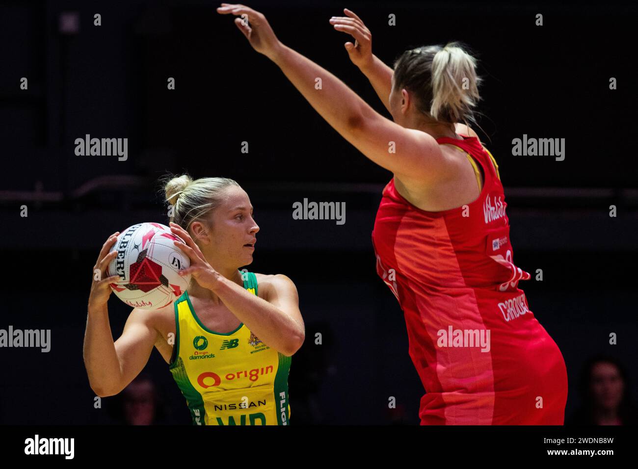 London, UK. 21st Jan, 2024. Jamie-Lee Price (WD, C Australia) in action ...
