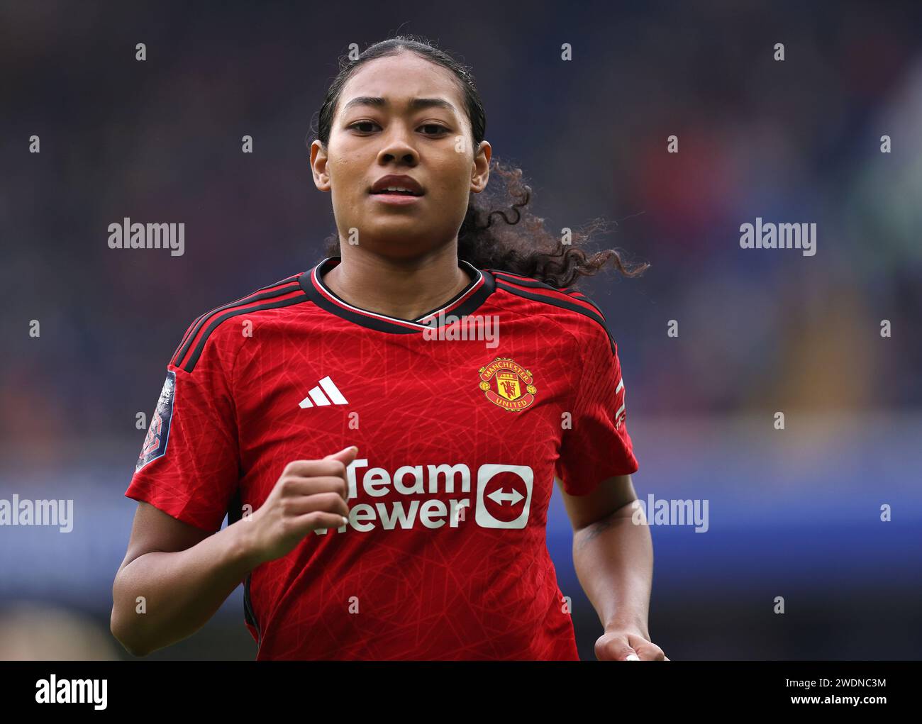 London, UK. 21st Jan, 2024. Jayde Riviere of Manchester United during ...
