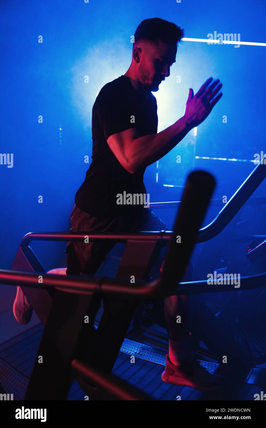 Athlete on intense cardio hi-res stock photography and images - Alamy