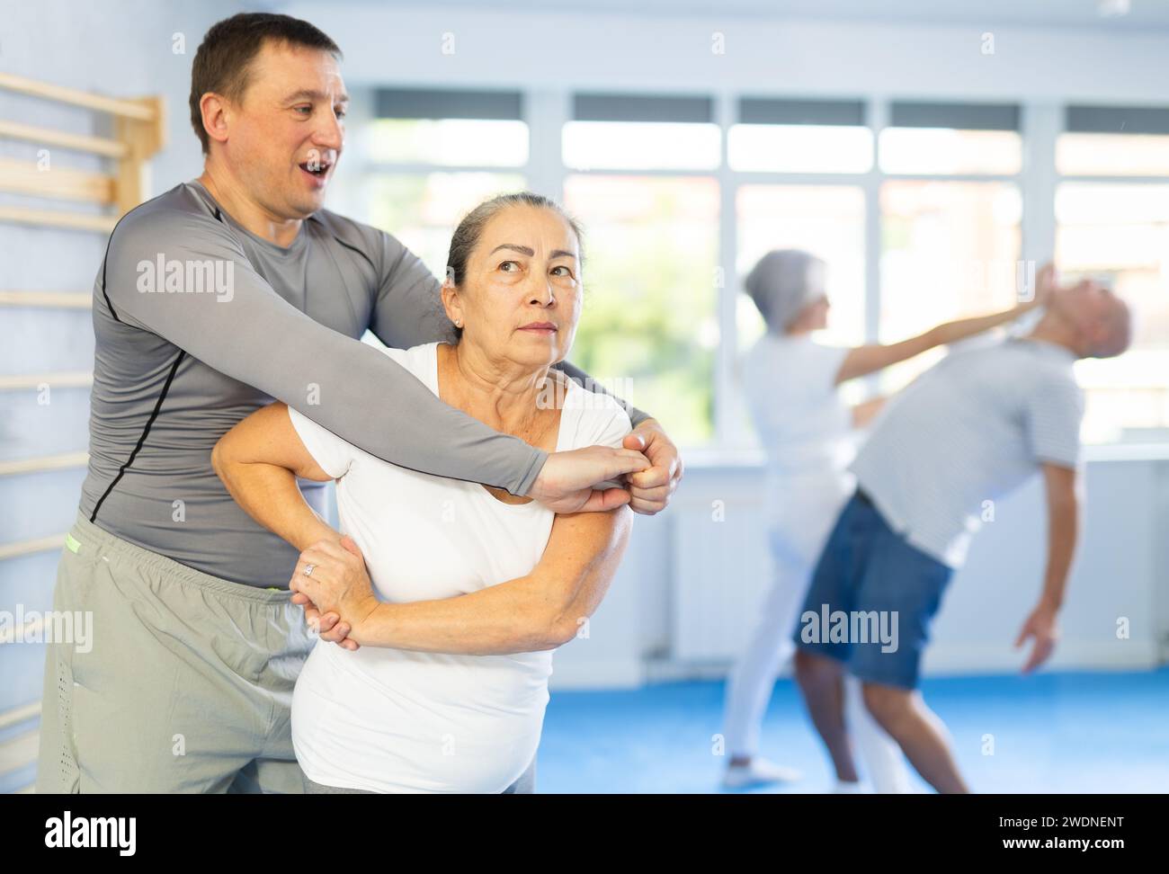 Female wrestling pin hi-res stock photography and images - Alamy